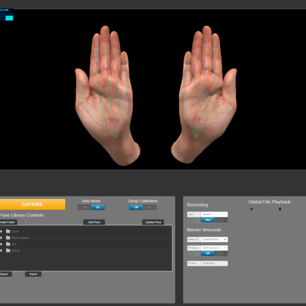 Premium hand motion capture solution - StretchSense